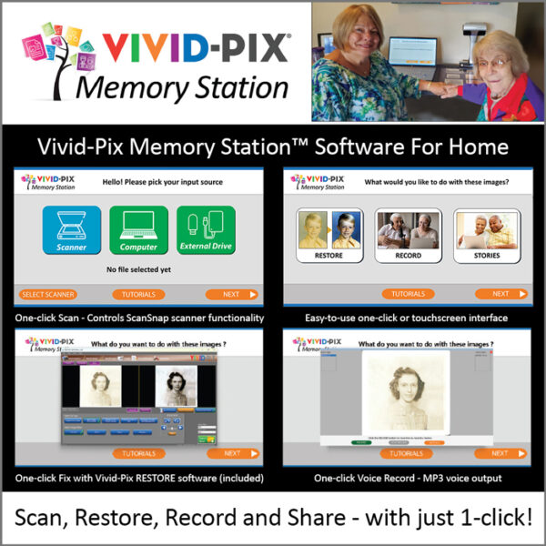 Memory Station Home Edition Software for Windows - Vivid-Pix